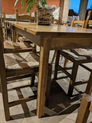 Tavolo in legno 140*85