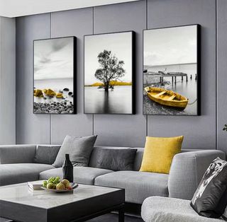 3pz tela quadro nordico arredamento