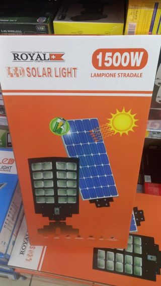 ROYAL FARO LED LAMPIONE STRADALE1500W PANNELLO SOL