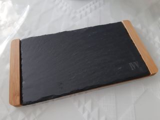 Vassoio bamboo + piatto ardesia IVV