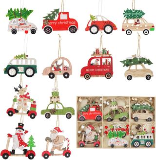 Decorazioni per albero di Natale in legno