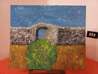 Dipinto paesaggio mare