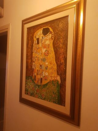 Quadro Il Bacio di Klimt falso d'autore