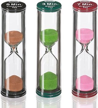 Clessidre Sabbia Tè Tisane Vetro 3-5-7 minuti