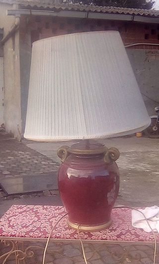 Grande lampada da tavolo in ceramica