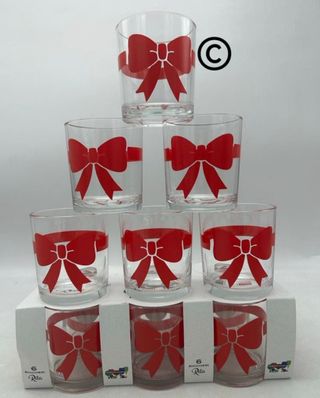 set di bicchieri 6 pezzi