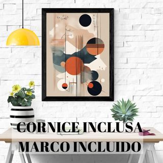 40x30 Arte Giapponese Astratta Quadro con Stampa