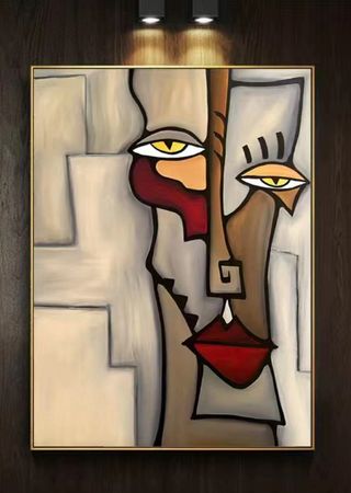 1 pz tela astratta moderna arredo faccia