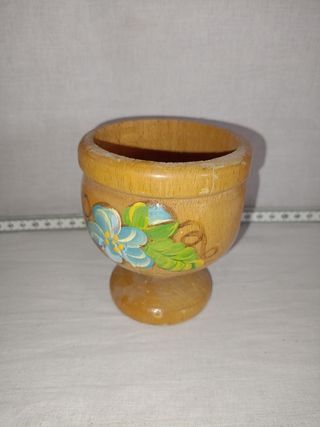 Mortaio in legno vintage