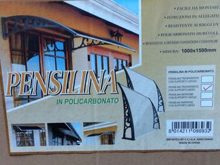 Pensilina - tettoia per porte e finestre