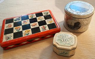 Tris di scatole vintage