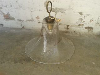 Lampadario a Campana Vetro