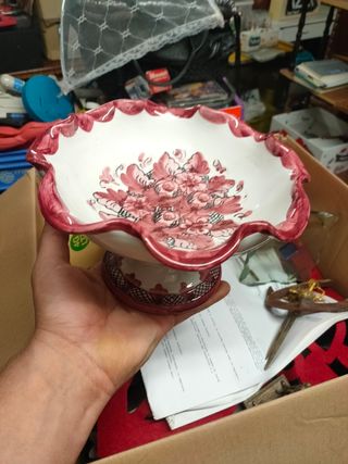 Portafrutta centrotavola in ceramica