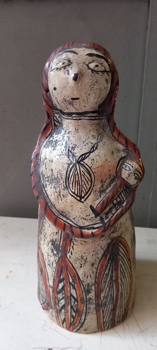 Maternità in terracotta Africana