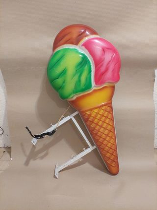 Insegna luminosa cono gelato