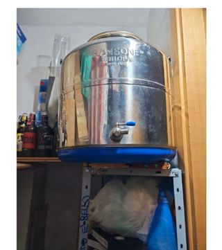 Damigiana contenitore acciaio olio