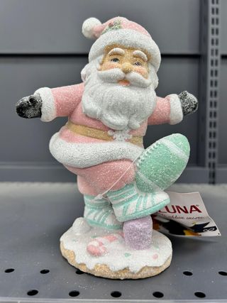 babbo natale in resina