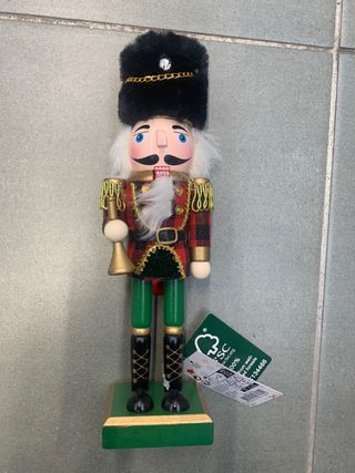 Schiaccianoci Natale Xmas legno h25