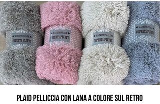 Plaid singolo  con lana interna
