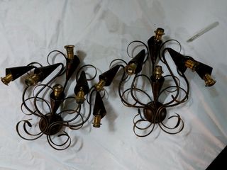 Coppia lampadari da parete