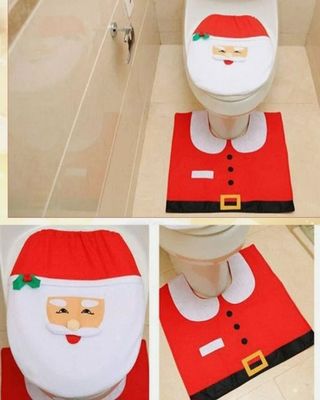 Decorazioni natalizie per bagno