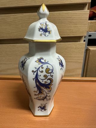 Vaso con coperchio Limoges stile orientale