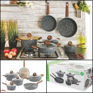 Batteria di pentole 9 pezzi