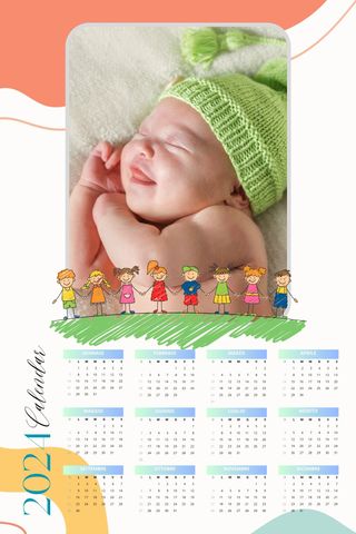 CALENDARIO PERSONALIZZABILE 2024 CON LE TUE FOTO