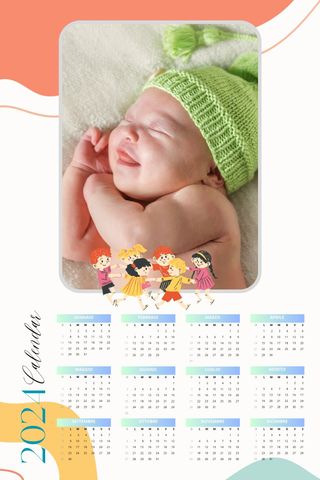 CALENDARIO PERSONALIZZABILE 2024 CON LE TUE FOTO