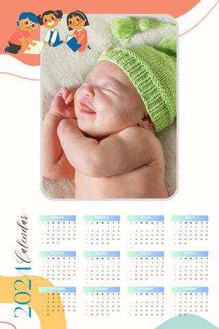 CALENDARIO 2024 PERSONALIZZABILE CON LE TUE FOTO
