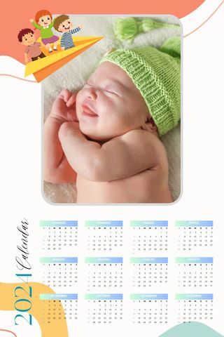 CALENDARIO PERSONALIZZABILE 2024 CON LE TUE FOTO