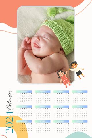 CALENDARIO 2024 PERSONALIZZABILE CON LE TUE FOTO