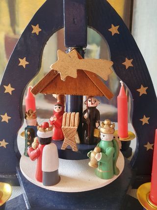 Presepe artigianale in legno