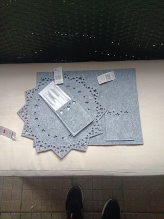 Decorazioni natalizie per tavolo