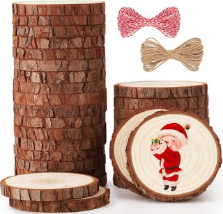 🌲 NATURAL LEGNO GREZZO DI QUALITÀ : 30 Pz 6-7cm