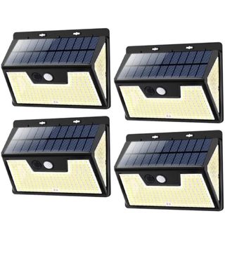 4 faretti luce solare