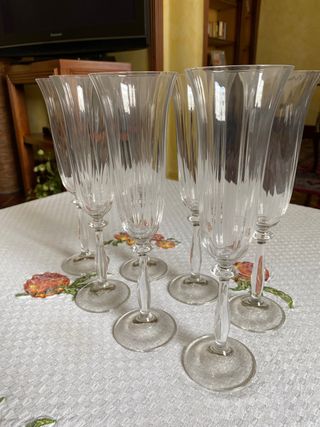 7 Flute in cristallo