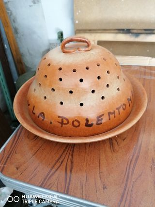 Piatto più Coperchio in Terracotta