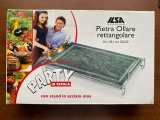 Pietra Ollare rettangolare, Ilsa, 20x30