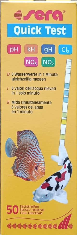 Strisce test acquari
