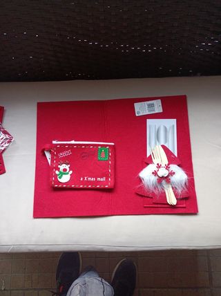 Decorazioni natalizie per tavolo