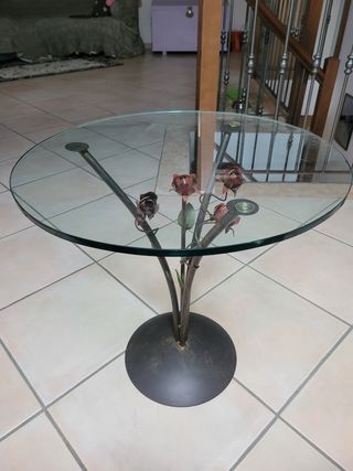 Tavolino ferro battuto