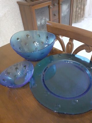 piatto da portata, ciotola grande e picc