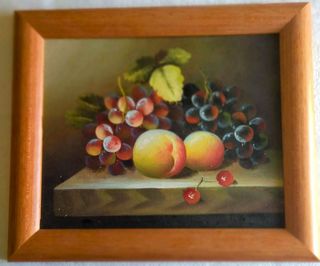 Quadro olio su tela con cornice