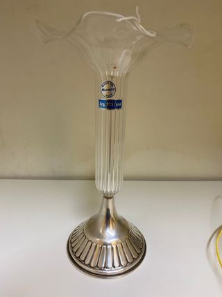 Vaso murano e argento