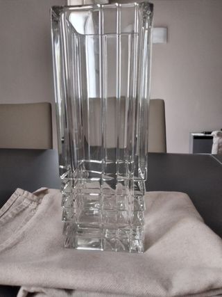 Elegante vaso decorativo vintage in vetro