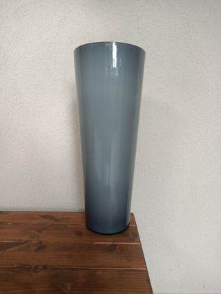 Vaso in vetro blu
