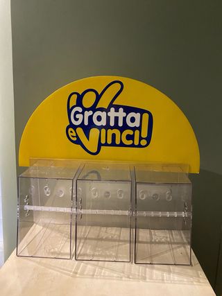 Espositore a parete Gratta e Vinci