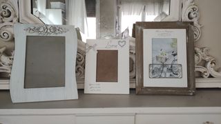 Set 3 portafoto shabby chic