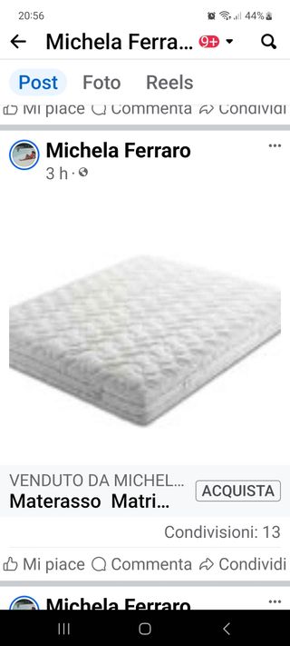 Materasso matrimoniale